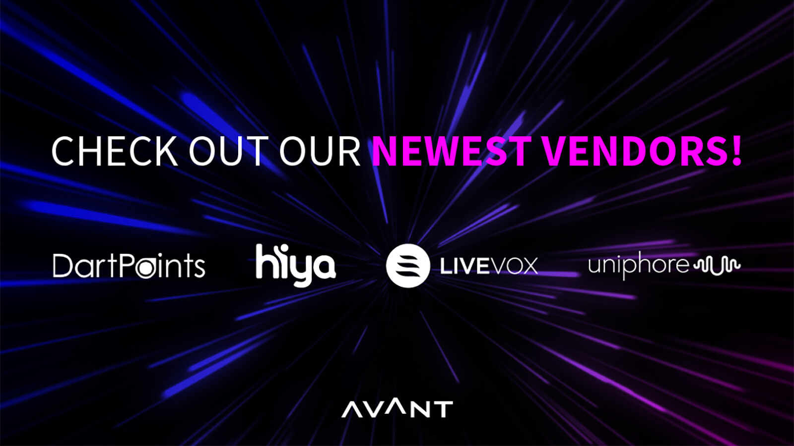 Introducing the newest providers in AVANT’s vendor portfolio!
